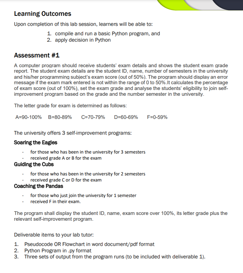 Solved Learning Outcomes Upon completion of this lab | Chegg.com