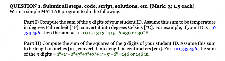 Solved QUESTION 1. ﻿Submit all steps, code, script, | Chegg.com