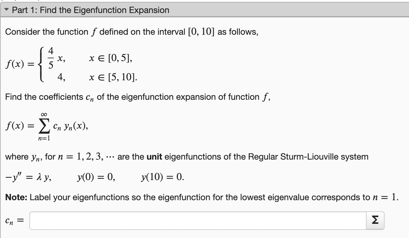 Solved Consider the function f defined on the interval | Chegg.com