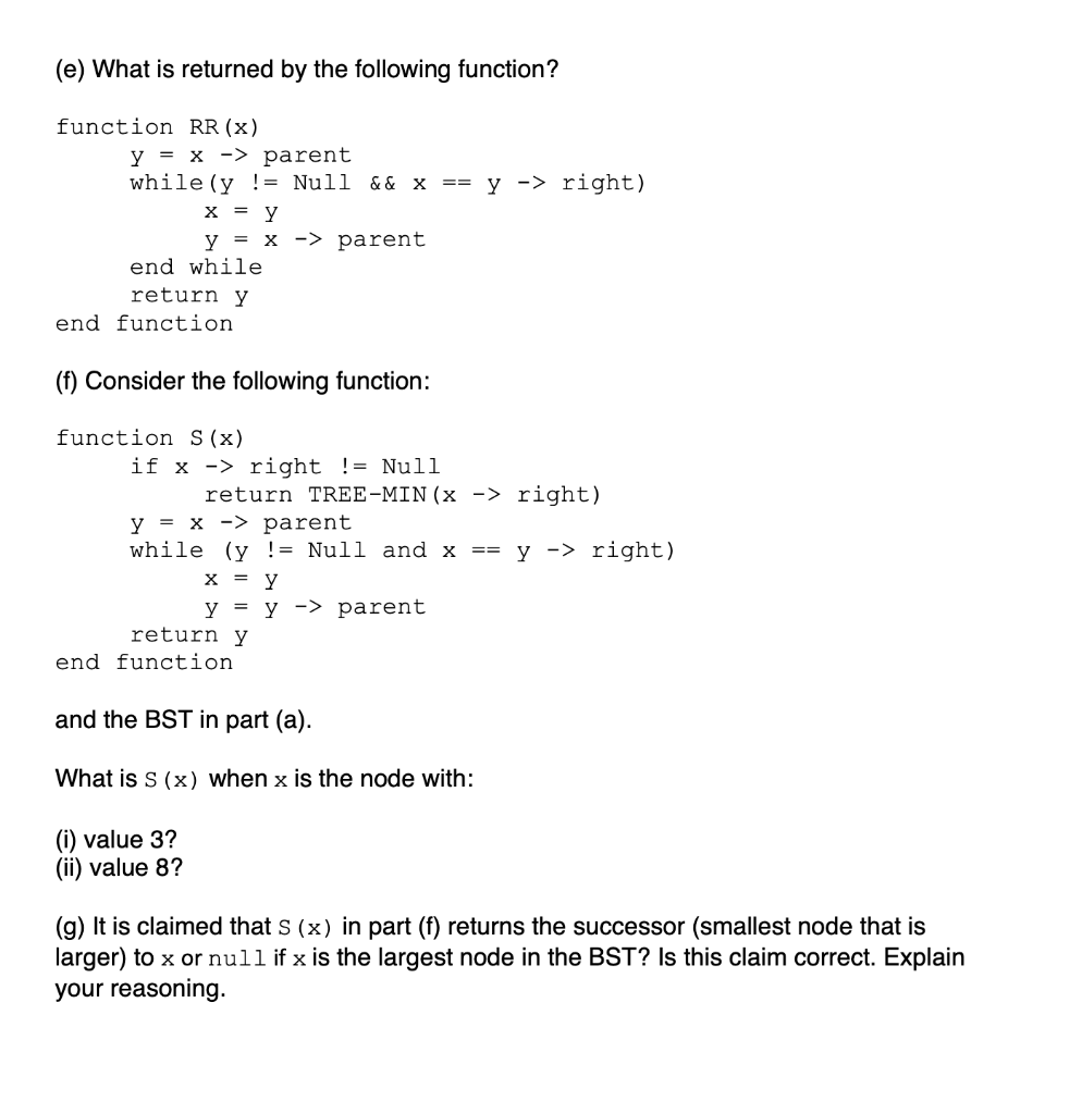 Solved I do not want the answer for question (a) I just | Chegg.com