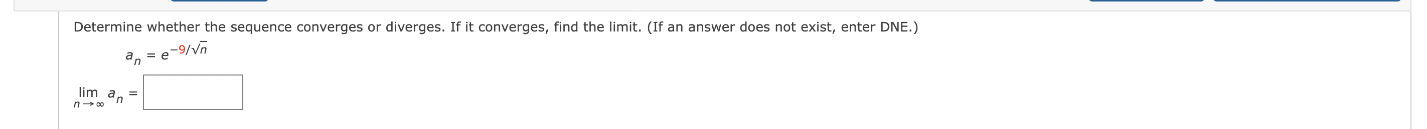 Solved Determine whether the sequence converges or diverges. | Chegg.com