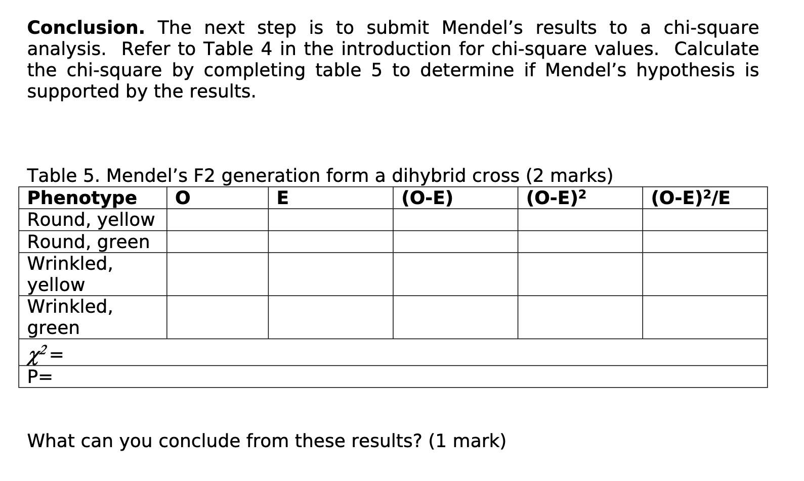 Solved Exercise 1: Solving Chi-square problems Observation. | Chegg.com