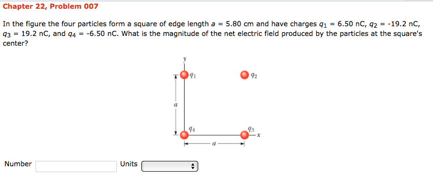 Solved Chapter 22, Problem 007 In the figure the four | Chegg.com