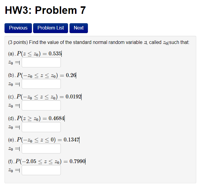 Solved HW3: Problem 7 Previous Problem List Next (3 points) | Chegg.com