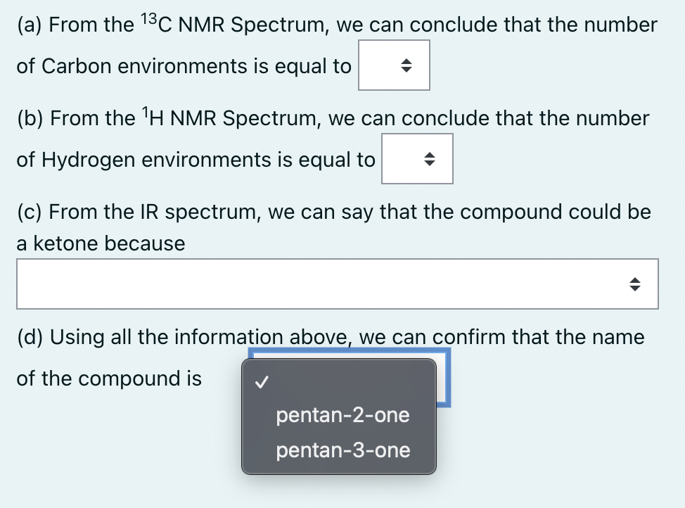 Solved Two compounds (pentan-2-one and pentan-3-one) are | Chegg.com