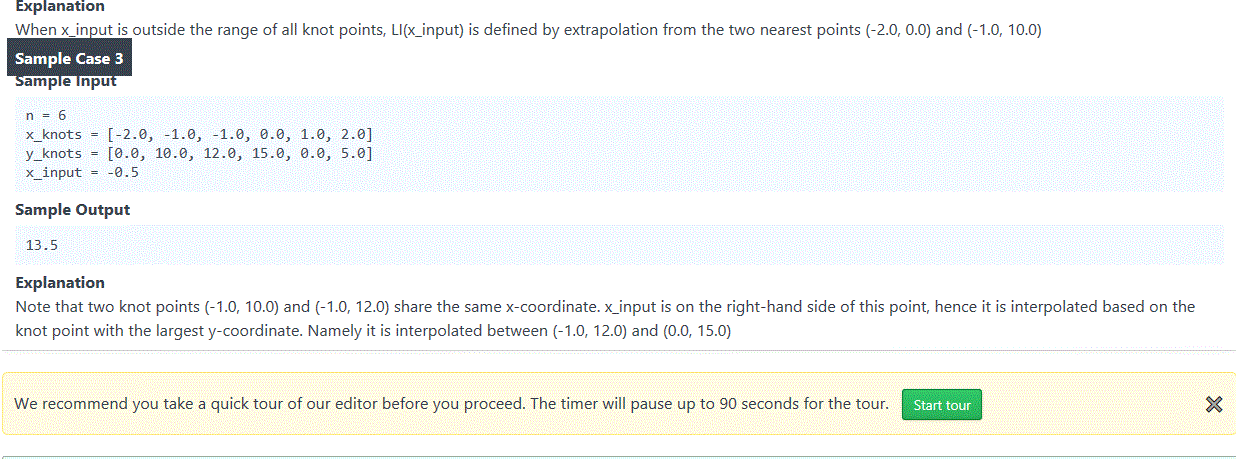Solved ỹ Linear Interpolator You are asked to implement a | Chegg.com
