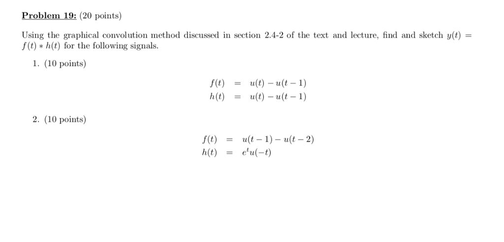 Solved Problem 19: (20 points) Using the graphical | Chegg.com