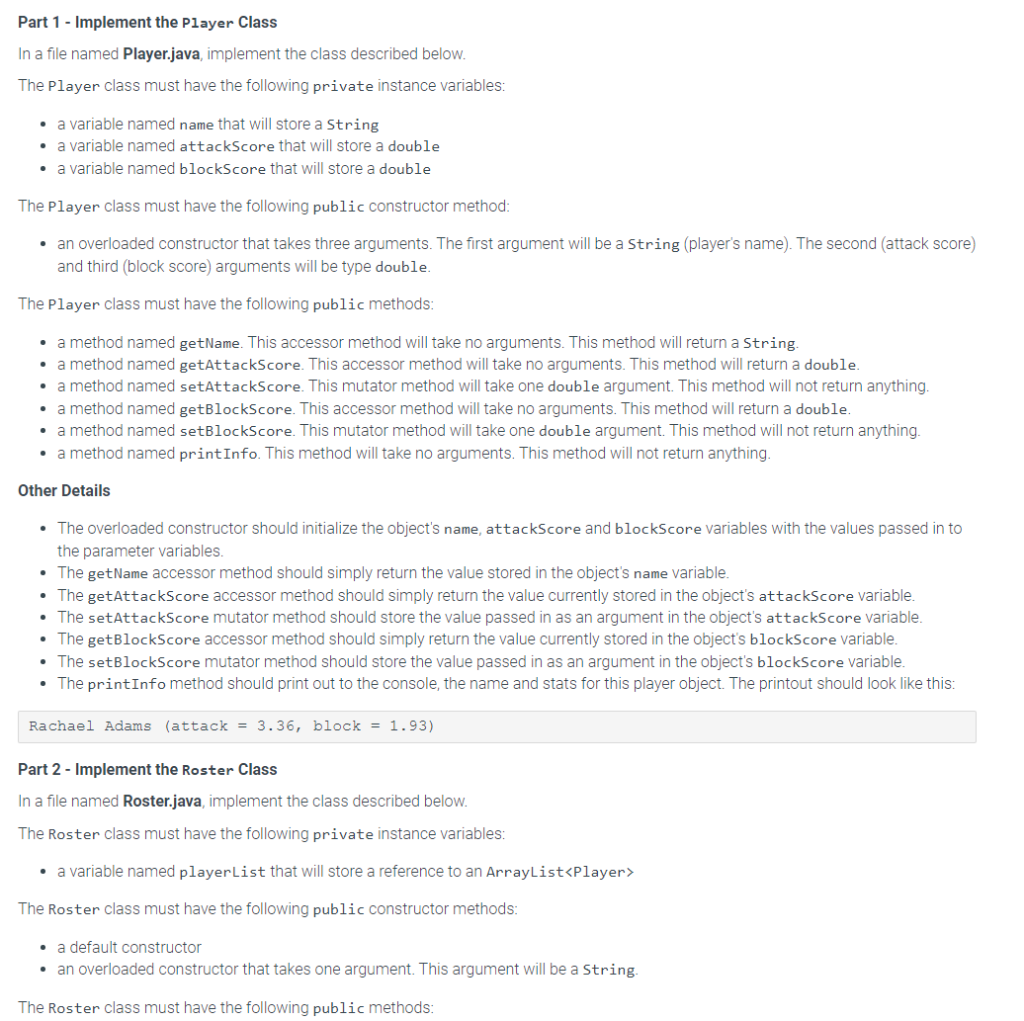 Solved Problem Description and Given Info The volleyball | Chegg.com