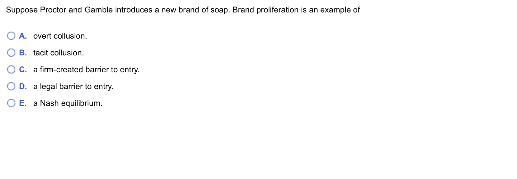 Solved Suppose Proctor and Gamble introduces a new brand of | Chegg.com