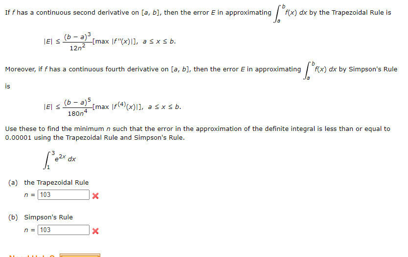 Solved If f has a continuous second derivative on [a,b], | Chegg.com