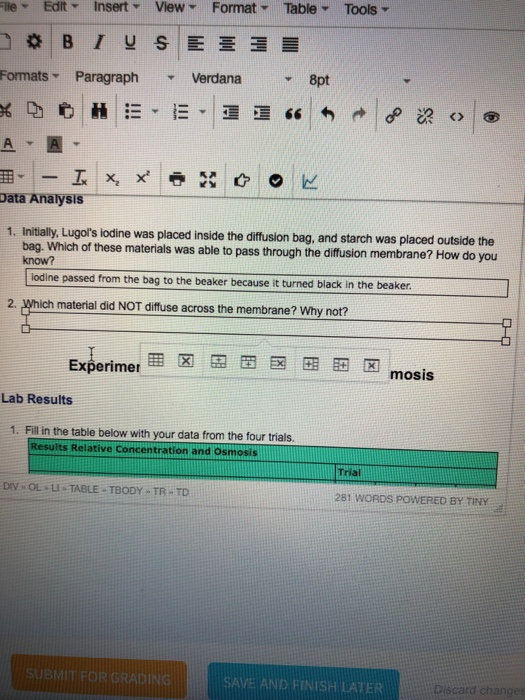 Solved Re Edit Insert- View Format- Table- Tools | Chegg.com