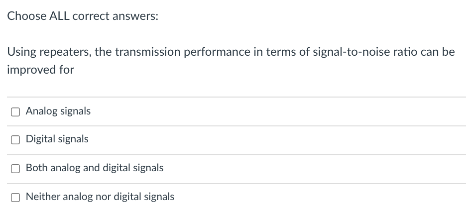 Choose ALL correct answers: Source coding versus | Chegg.com