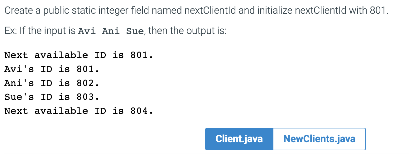 Solved Newclients Javaimport Java Util Scanner Public Class