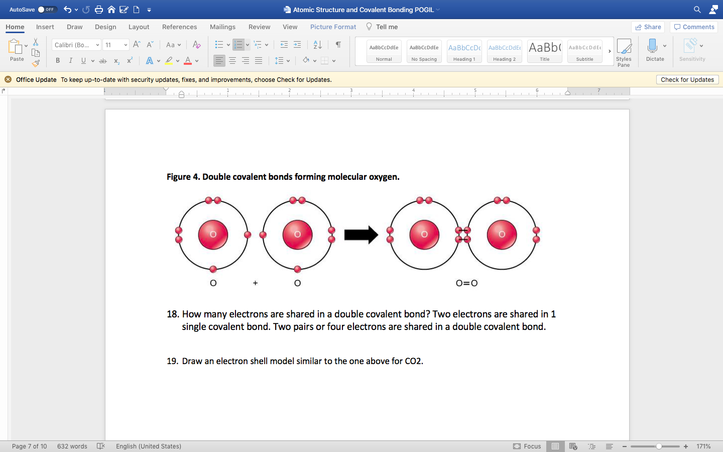 Solved 19. Draw an electron shell model similar to the one | Chegg.com