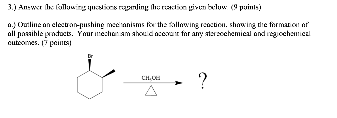 Solved 3.) ﻿Answer the following questions regarding the | Chegg.com