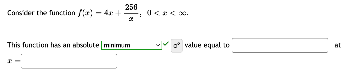 Solved Consider the function f(x)=4x+x256,0 | Chegg.com