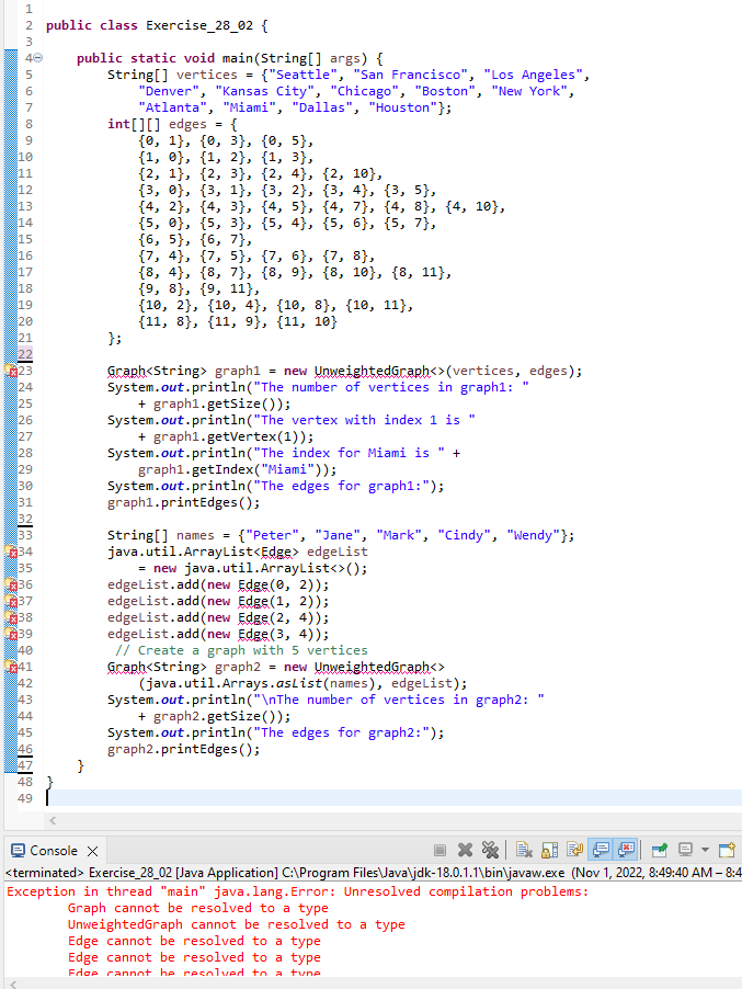 Solved Lic class Exercise_28_09 \{ public static void | Chegg.com