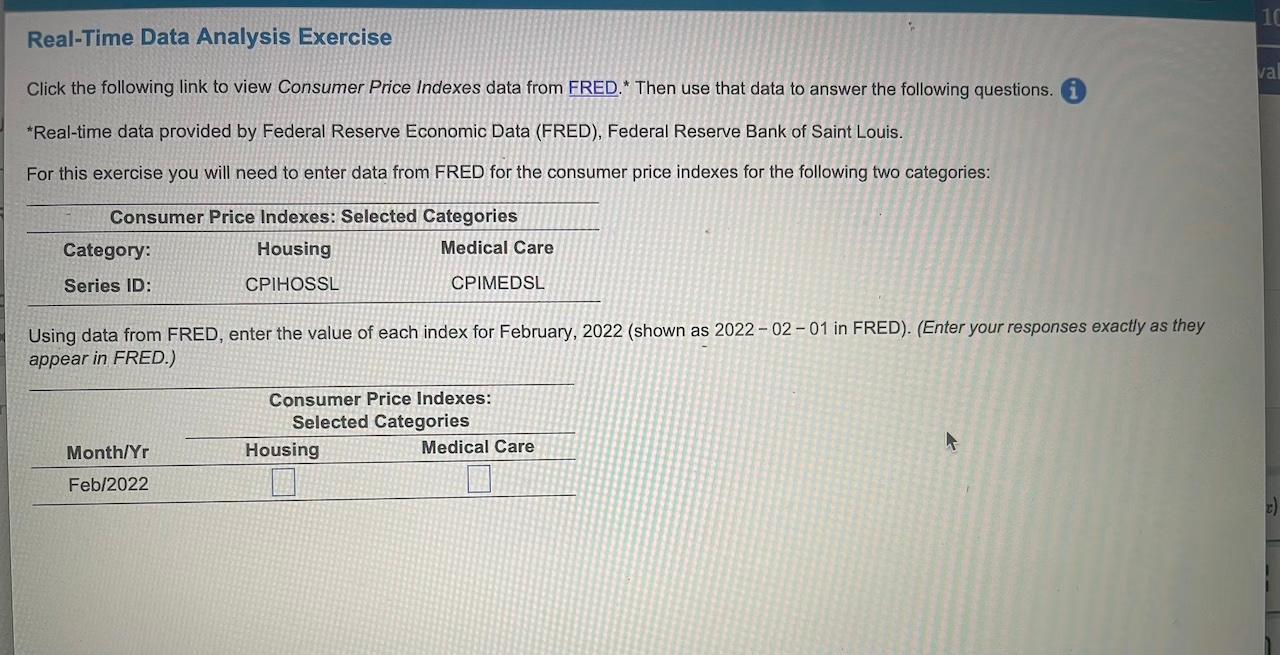 Solved Real-Time Data Analysis Exercise val Click the | Chegg.com