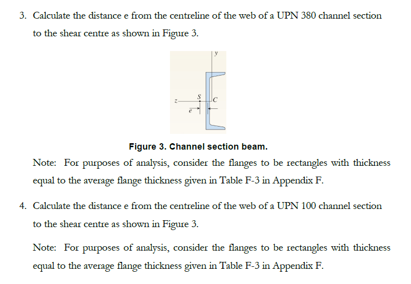TABLE E 3 Properties of European Standard Channels | Chegg.com