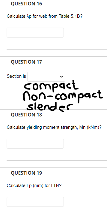 Solved A HE 300 B cross-sectional element under the | Chegg.com