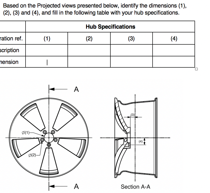 Solved Based on the Projected views presented below, | Chegg.com