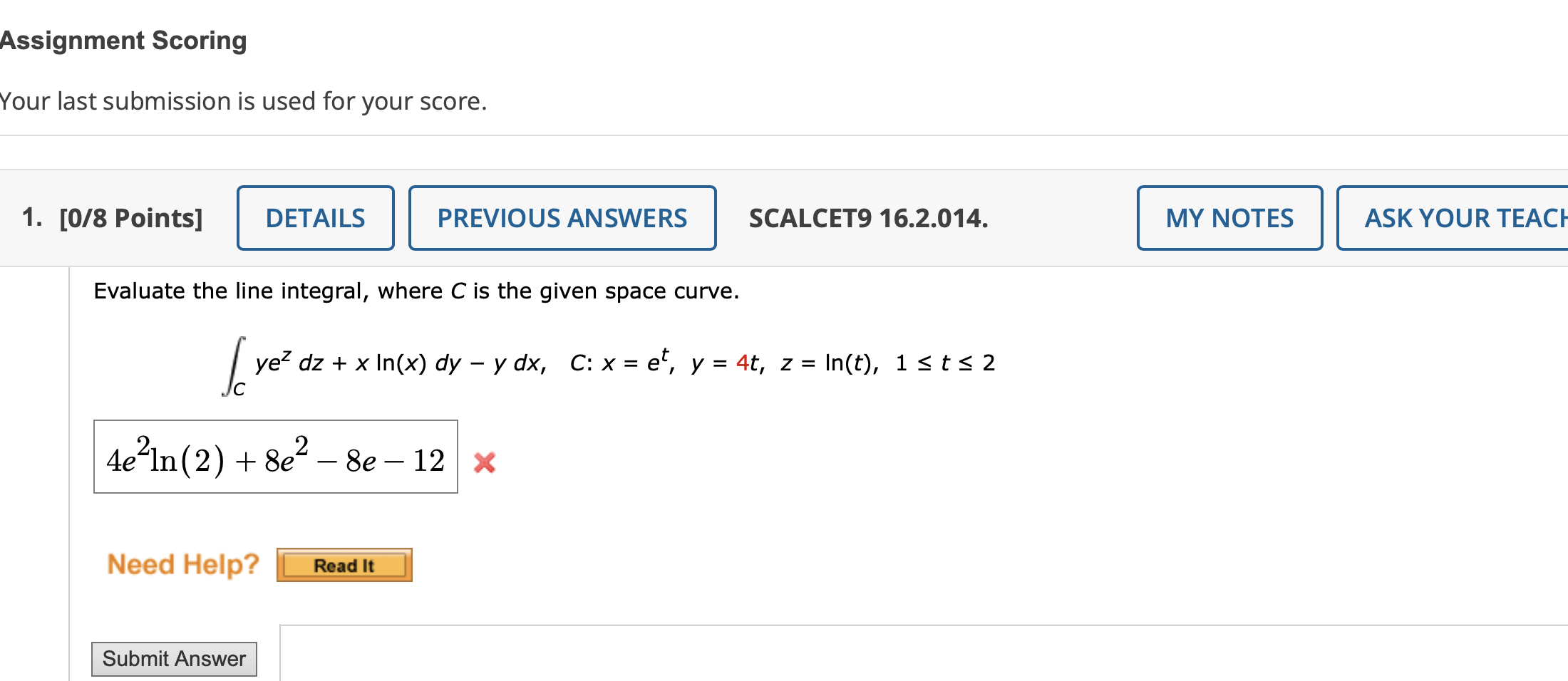 Solved Assignment Scoring Your last submission is used for | Chegg.com