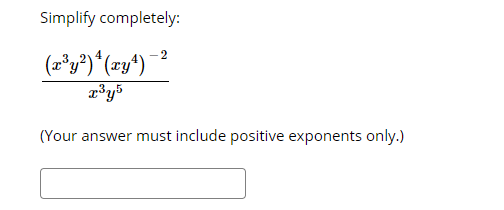 Solved The Expanded Power Rule n ac = a"" by" by When you | Chegg.com