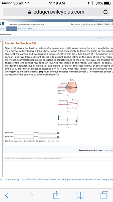 Solved open Assignment Chapter 34, Problem 091 Figure (a) | Chegg.com