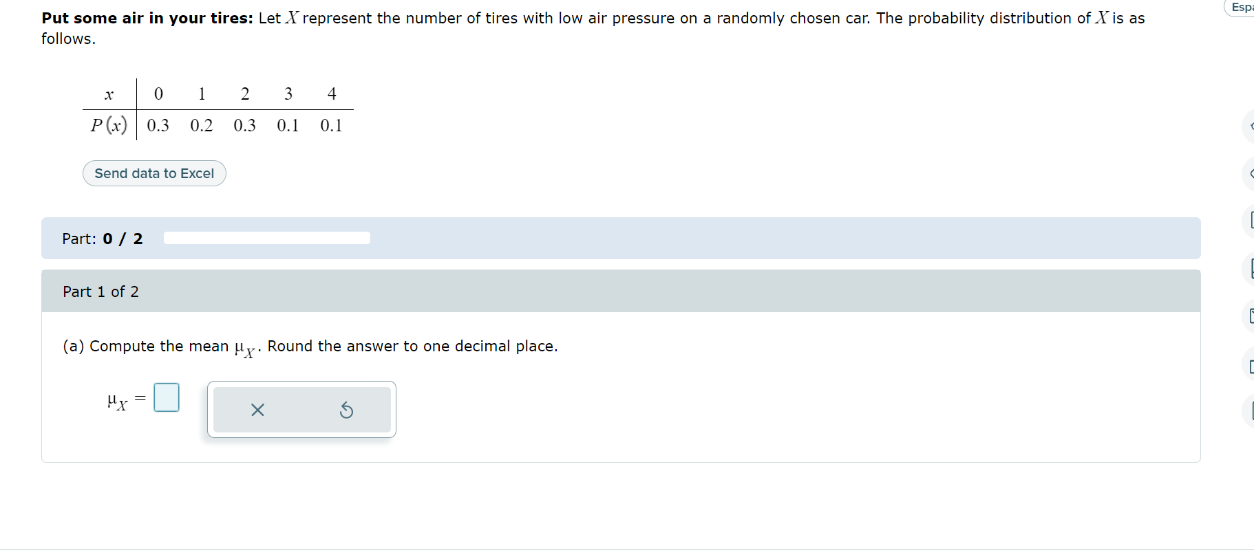 Solved \begin{tabular}{c|ccccc} x & 0 & 1 & 2 & 3 & 4 \\ | Chegg.com