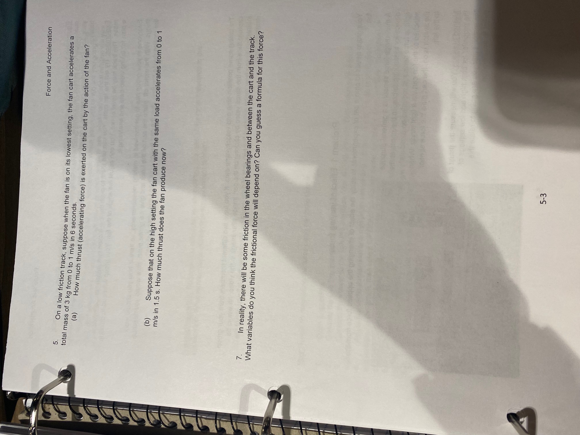 Solved In the figure below, the finger pushes two blocks | Chegg.com