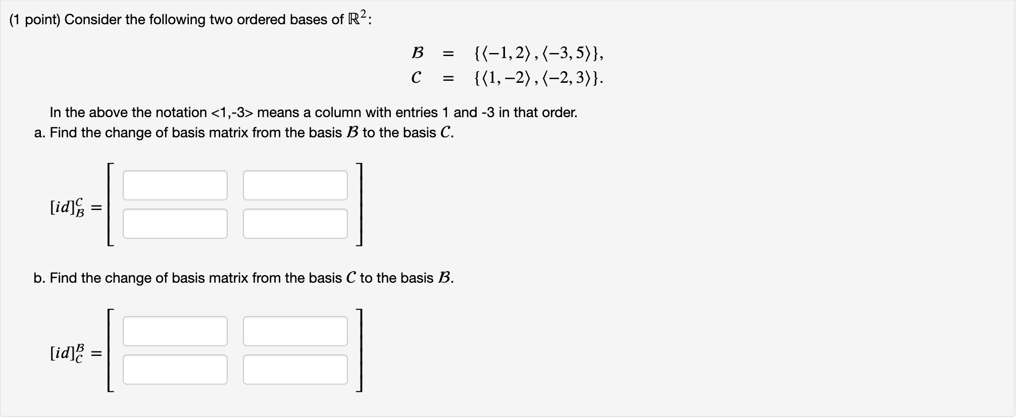 Solved Given that A and B are two 4 x 4 matrices, det(A) = | Chegg.com