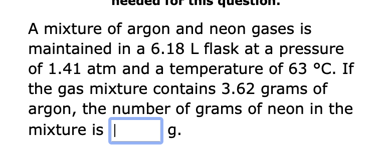 Solved A mixture of argon and neon gases is maintained in a | Chegg.com