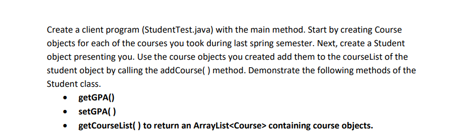 Solved 3. Design a user-defined class called Course. Each | Chegg.com