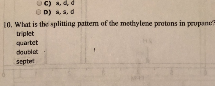 Solved what is the splitting pattern of the methylene | Chegg.com
