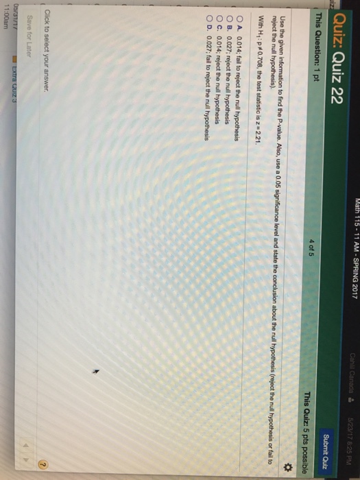 Solved Use the given information to find the P-value. Also, | Chegg.com