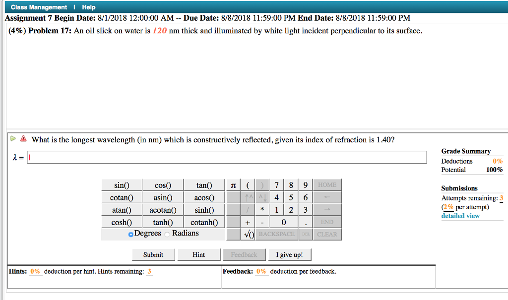 Solved Class Management i Help Assignment 7 Begin Date: | Chegg.com