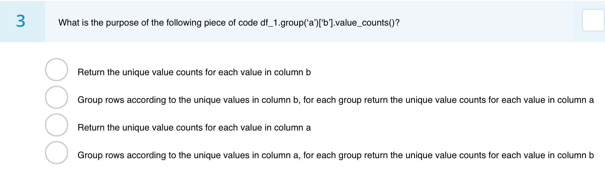 Solved 1 Which of the following statements would retrieve | Chegg.com