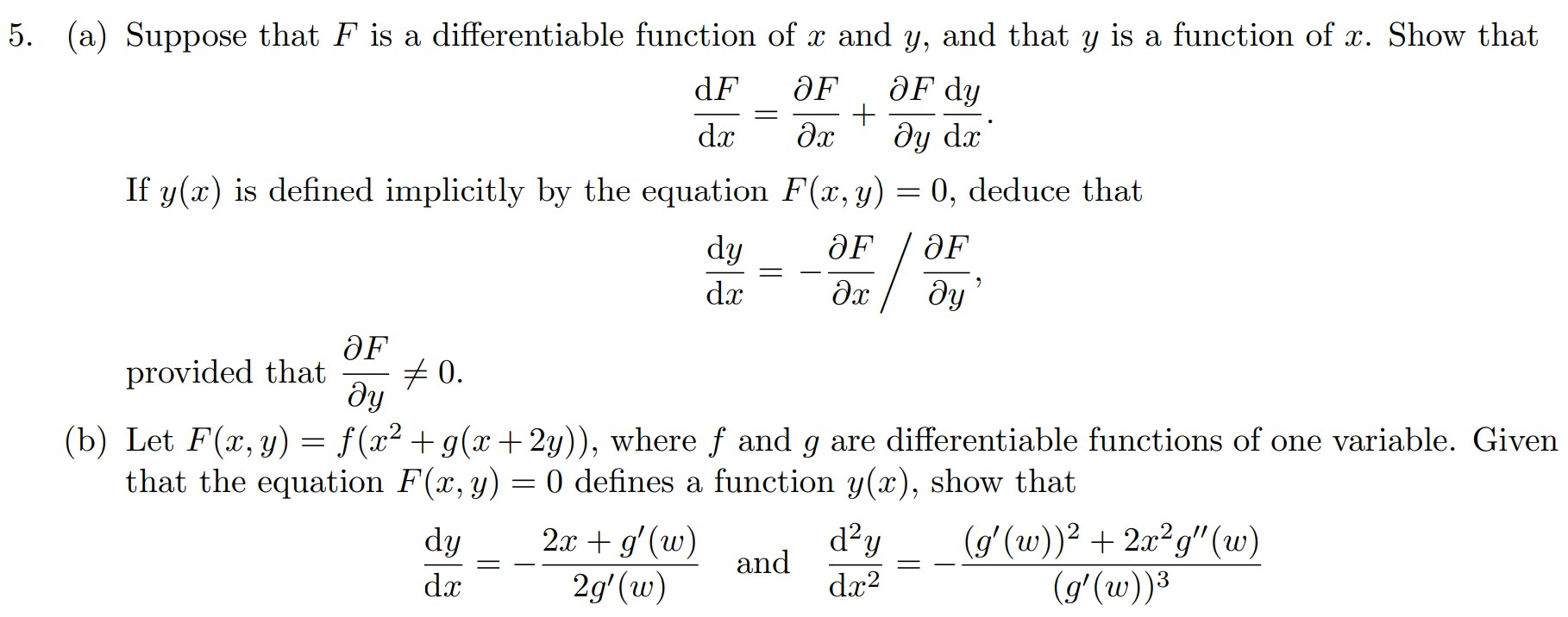 [Solved]: [ frac{ mathrm{d} F}{ mathrm{~d} x}= frac{ par