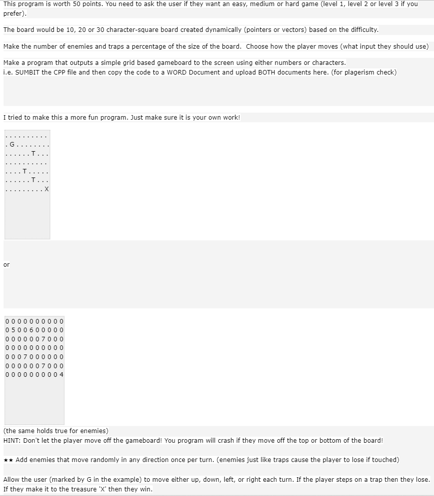 Solved Please help me finish my project IN C++ please not in | Chegg.com
