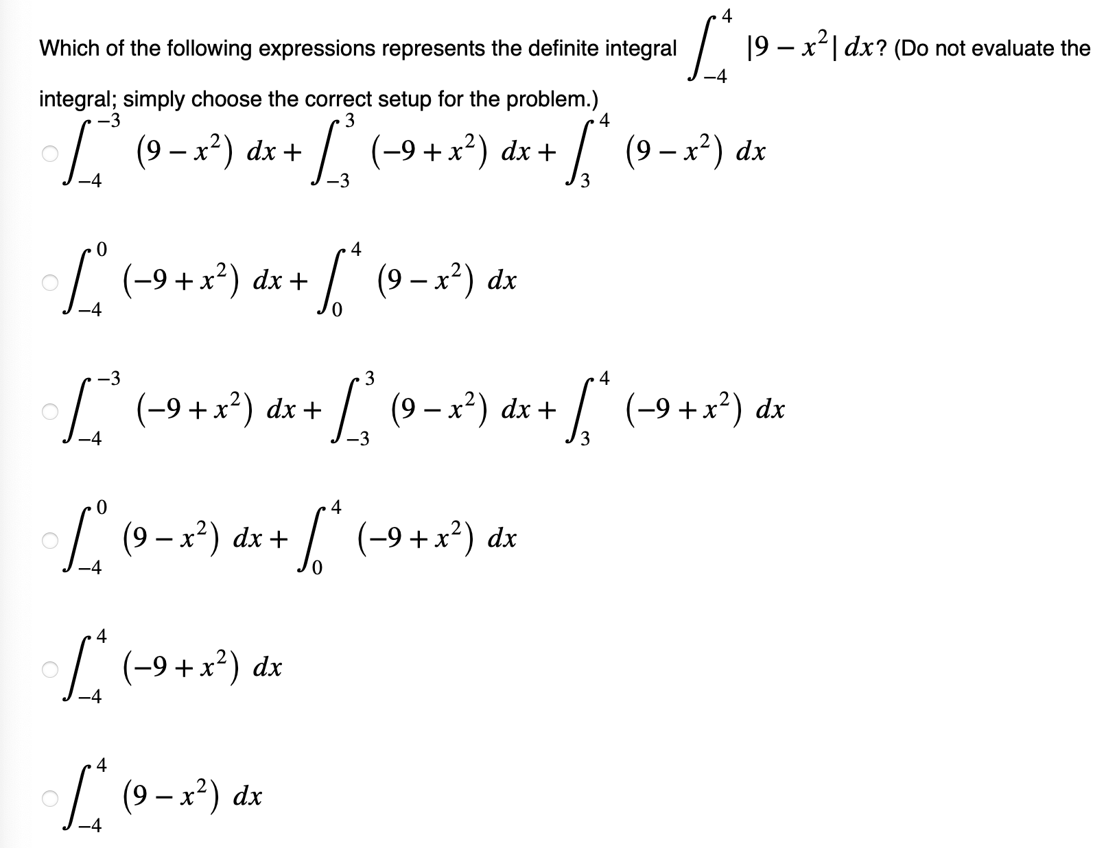 Solved Which of the following expressions represents the | Chegg.com