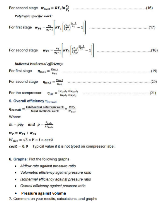 Solved Two stage piston type air compressor Compressor | Chegg.com