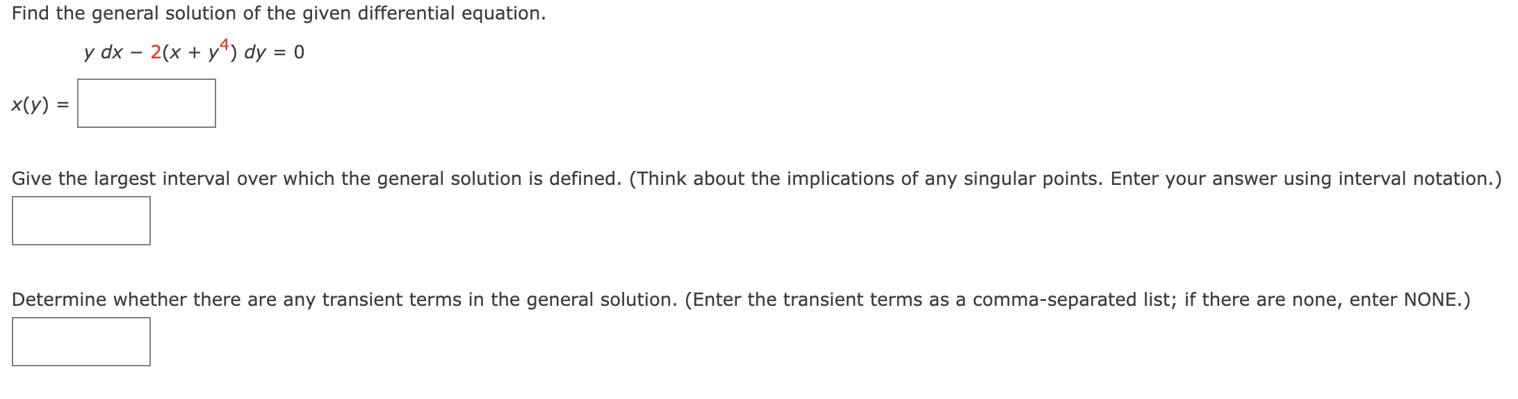 Solved Find the general solution of the given differential | Chegg.com