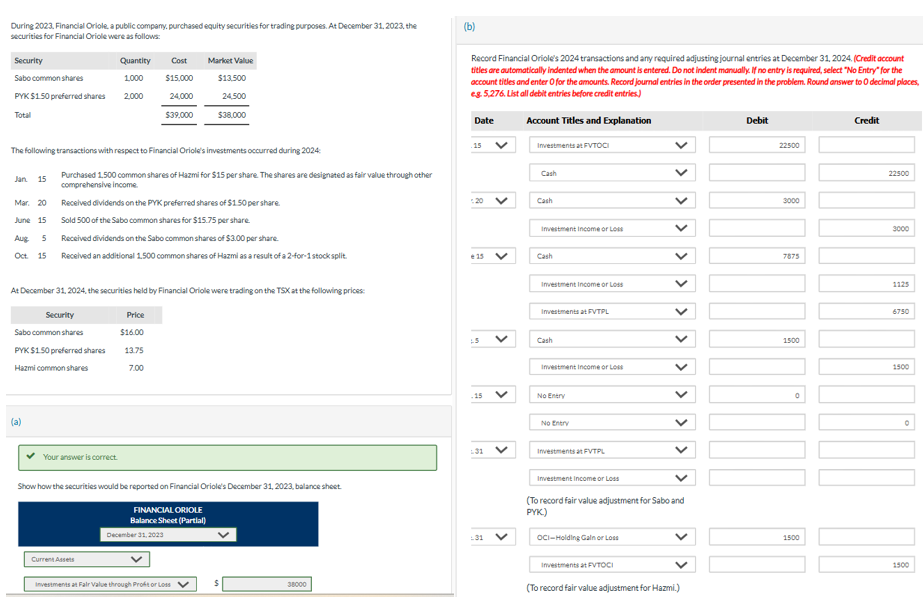 Solved I need help completing this question.In the | Chegg.com