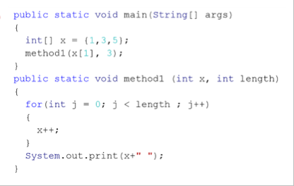 Solved public static void main(String[] args) int x = 5; | Chegg.com