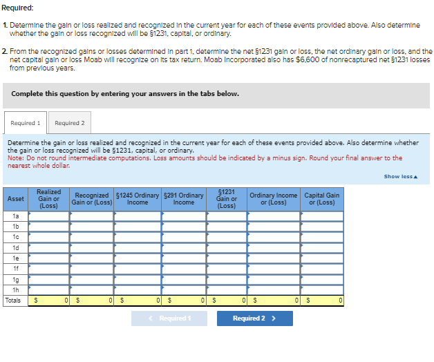 Solved Show me the steps to solve !Required | Chegg.com