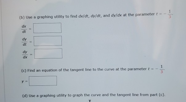 Solved Find dy/dx and day/dx?, and find the slope and | Chegg.com