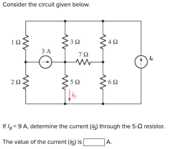 Solved 3NODAL Consider the circuit given below.If Ix=9A, | Chegg.com