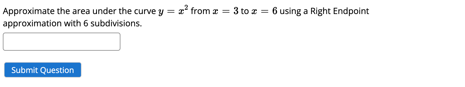 Solved Approximate the area under the curve y=x2 from x=3 to | Chegg.com