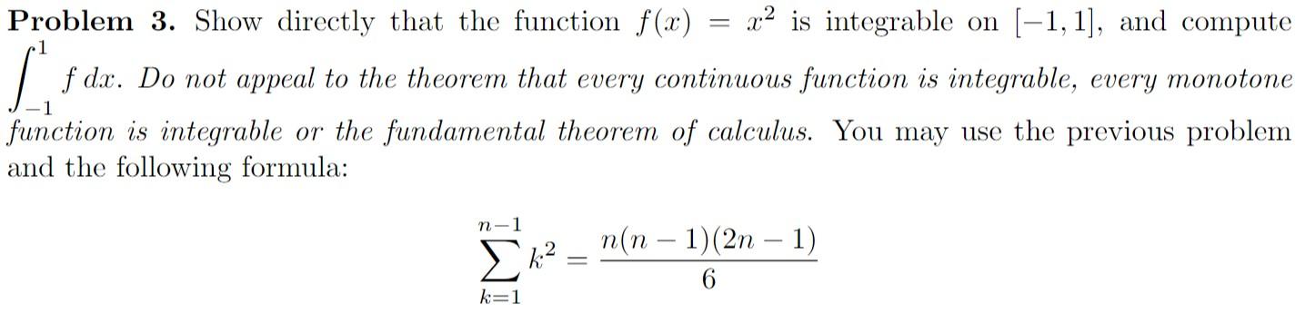 Solved Please prove problem 3, do not prove problem two "I | Chegg.com