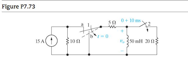 Solved The action of the two switches in the circuit seen in | Chegg.com